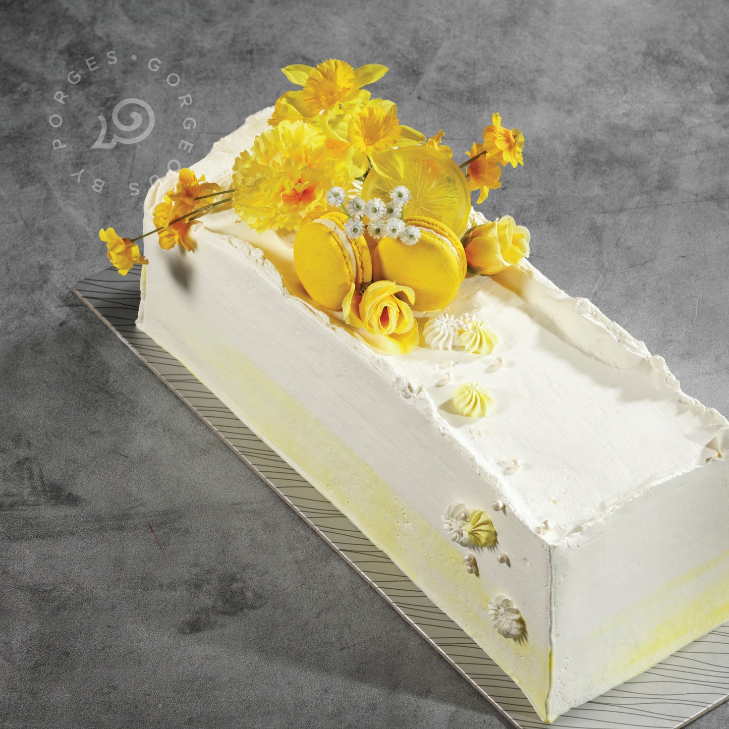 LEMON CAKE LOG – Porges Cakes